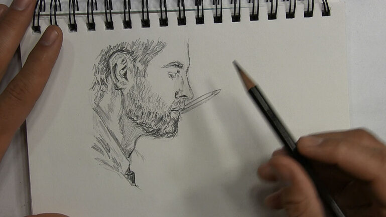 How to Draw Someone Drinking Beer - Let's Draw Today