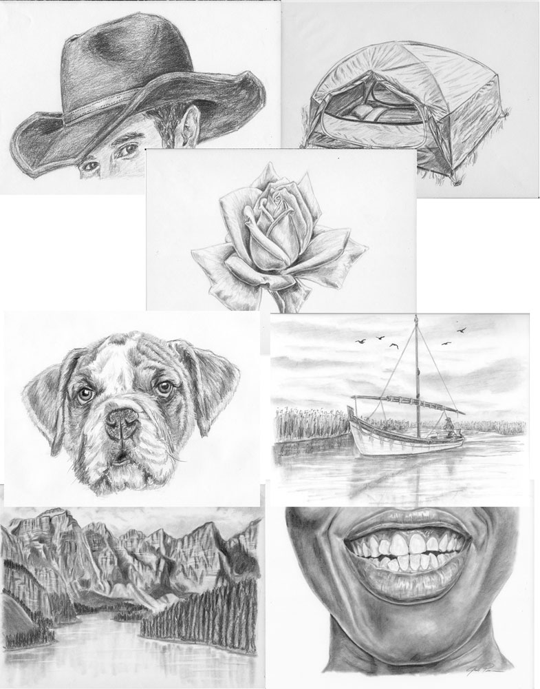 How to Draw Mountains Near a Beautiful Lake - Let's Draw Today