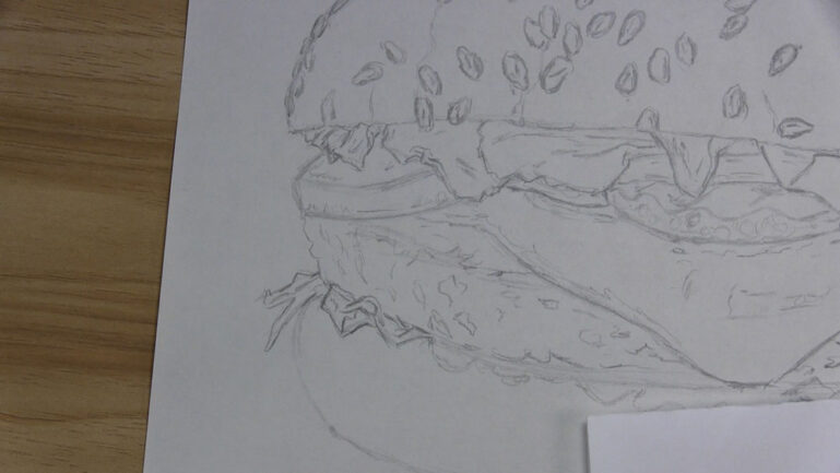 How to Draw a Hamburger with a Tempting Look - Let's Draw Today