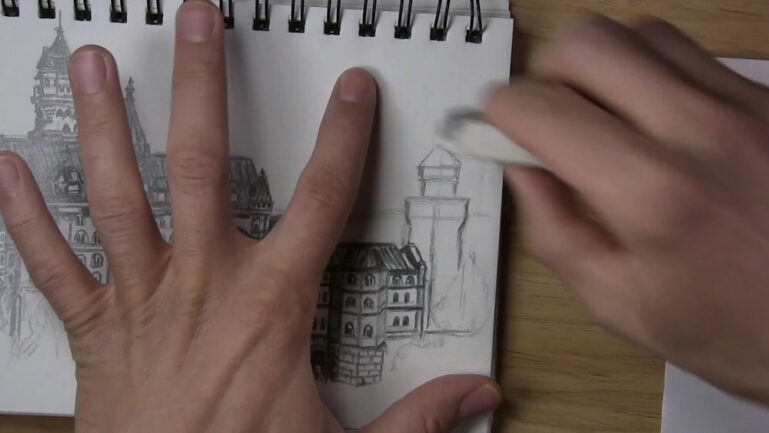 How to Draw a Medieval Castle - Let's Draw Today