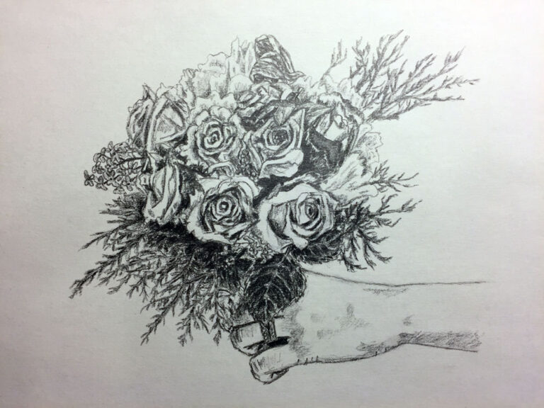 How to Draw a Bouquet of Flowers - Let's Draw Today