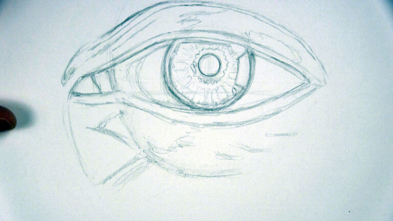 How to Draw a Realistic Eye - Let's Draw Today