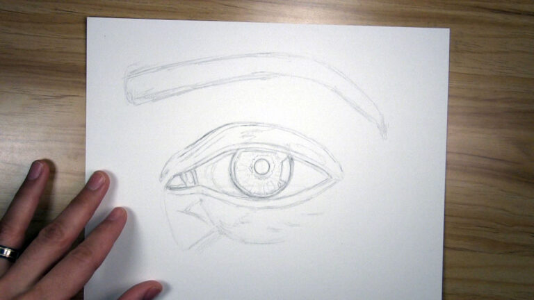How to Draw a Realistic Eye - Let's Draw Today
