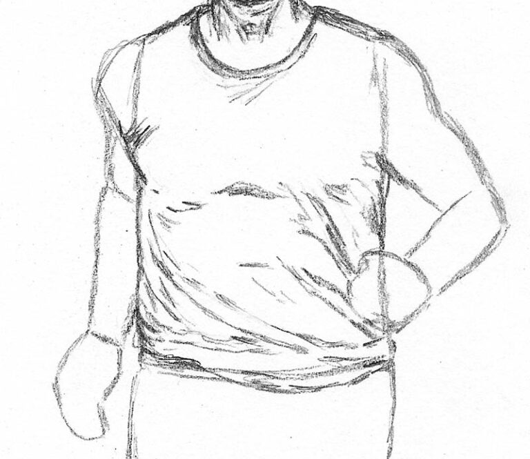 How to Draw a Man Running - Let's Draw Today