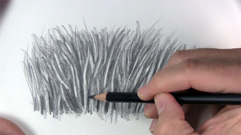 How to Draw Realistic Grass That's Ready to Be Seen - Let's Draw Today