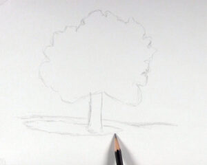 How to Draw a Tree with Leaves in a Surprisingly Familiar Way - Let's ...