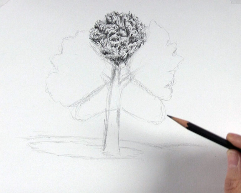 How to Draw a Tree with Leaves in a Surprisingly Familiar Way - Let's ...