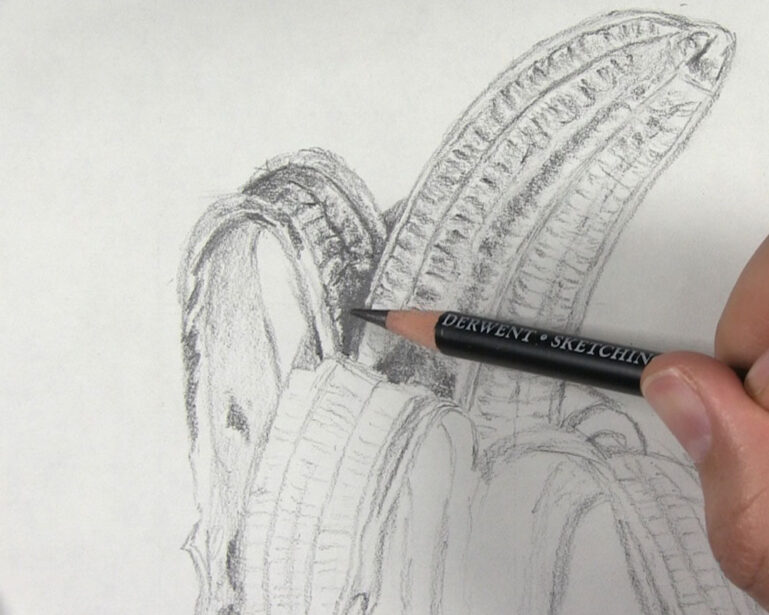 How to Draw a Peeled Banana - Let's Draw Today