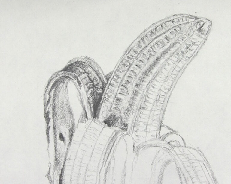 How to Draw a Peeled Banana - Let's Draw Today
