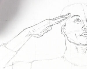 How to Draw an Army Man Saluting - Let's Draw Today