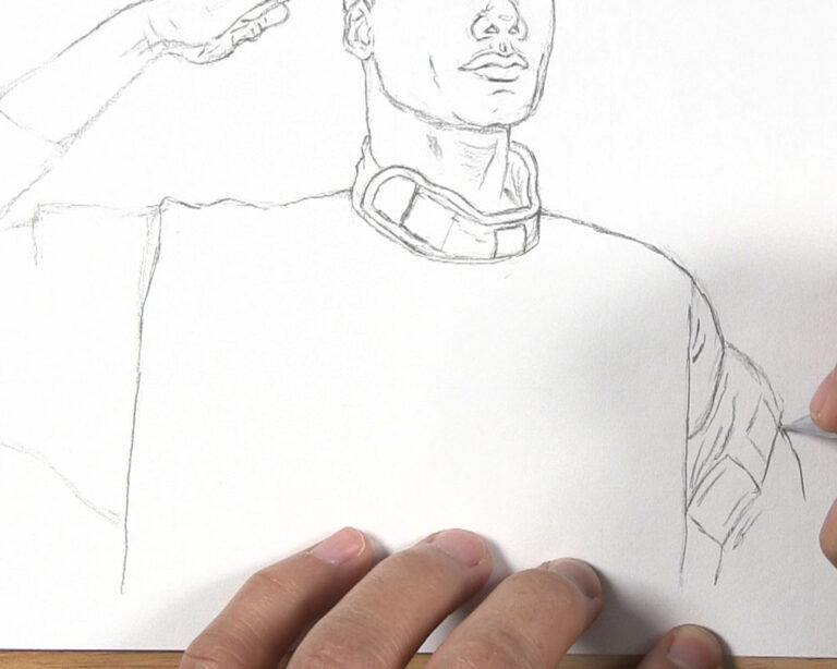 How to Draw an Army Man Saluting - Let's Draw Today