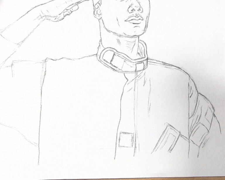 How to Draw a Soldier Saluting Easy - Bloss Takis1958