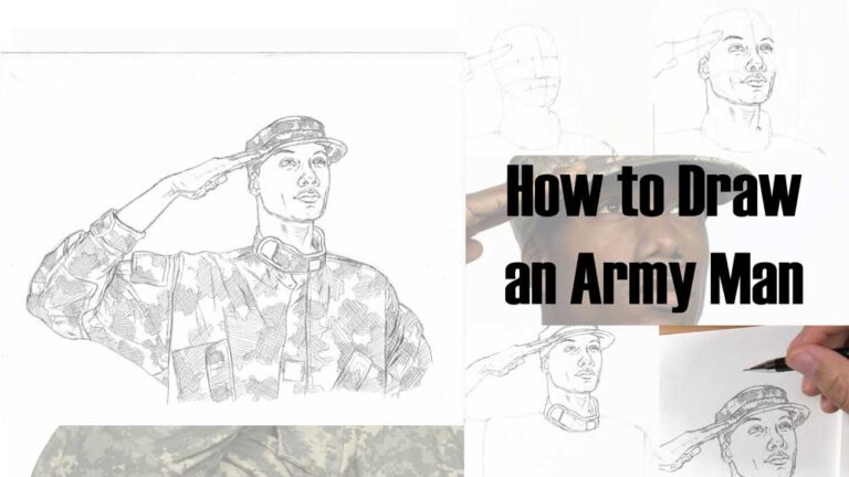 How to Draw a Soldier Saluting Easy - Bloss Takis1958