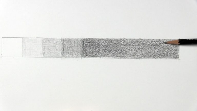 How a Value Scale Can Really Improve Your Pencil Shading - Let's Draw Today