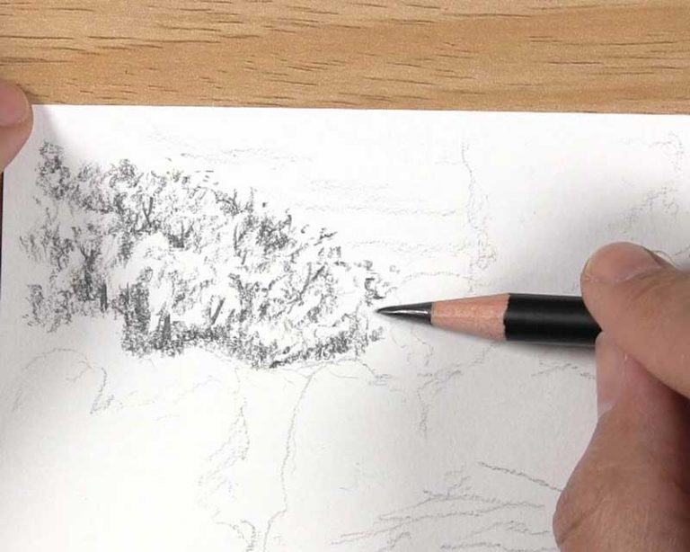 How to Draw a Waterfall in a Beautiful Landscape - Let's Draw Today