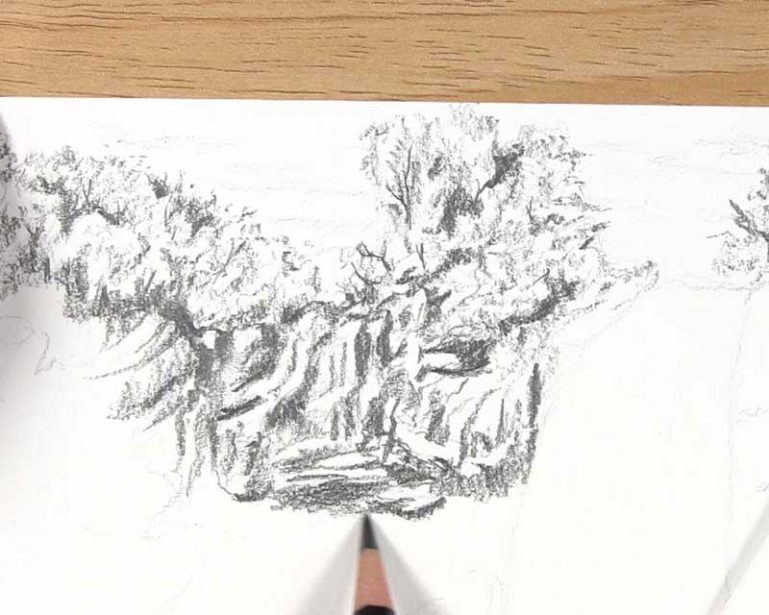 How to Draw a Waterfall in a Beautiful Landscape - Let's Draw Today