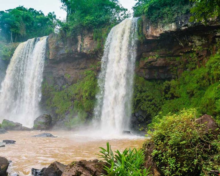 How to Draw a Waterfall in a Beautiful Landscape - Let's Draw Today