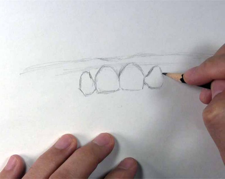 How to Sketch Lips and Teeth Better - Let's Draw Today