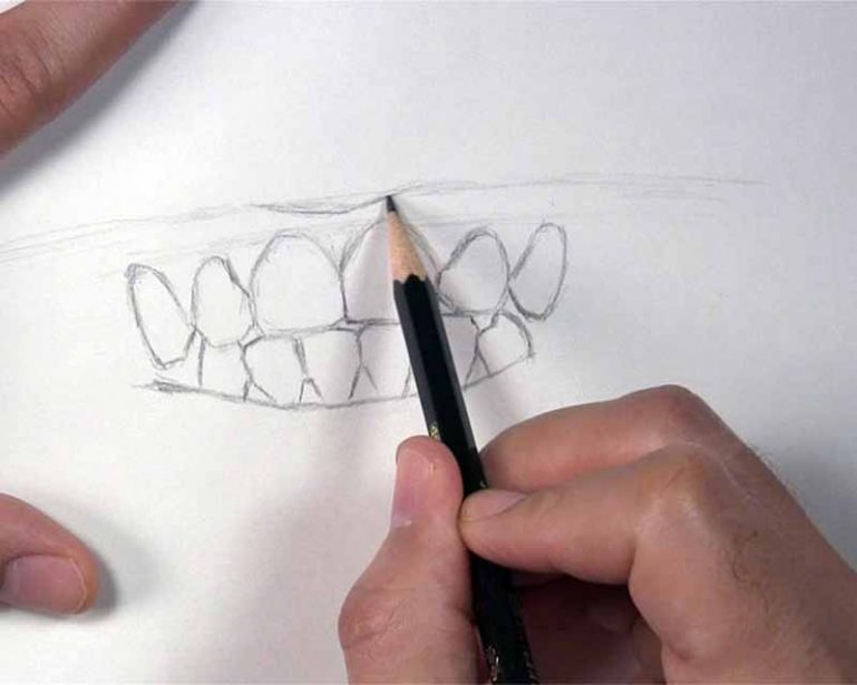 How to Sketch Lips and Teeth Better - Let's Draw Today