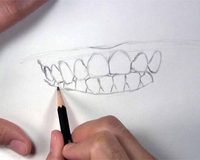 How to Sketch Lips and Teeth Better - Let's Draw Today