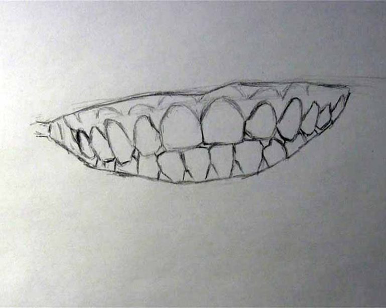 How to Sketch Lips and Teeth Better - Let's Draw Today