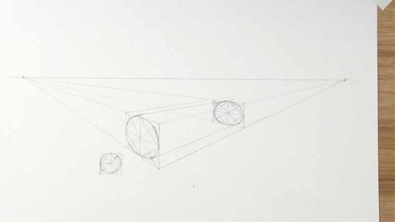 How to Draw a Cylinder in Perspective (3 Different Ways) - Let's Draw Today
