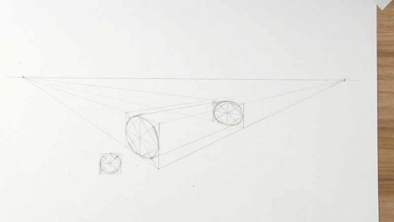 How to Draw a Cylinder in Perspective (3 Different Ways) - Let's Draw Today