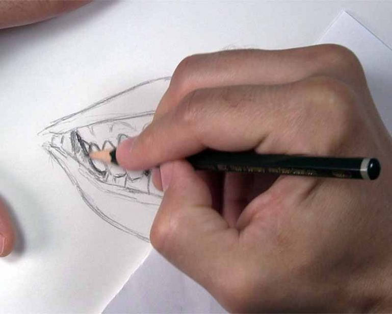 How to Sketch Lips and Teeth Better - Let's Draw Today